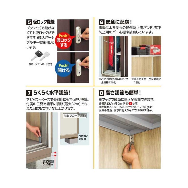 INABA STORAGE STOCKER KMW-197E FULL SHELF