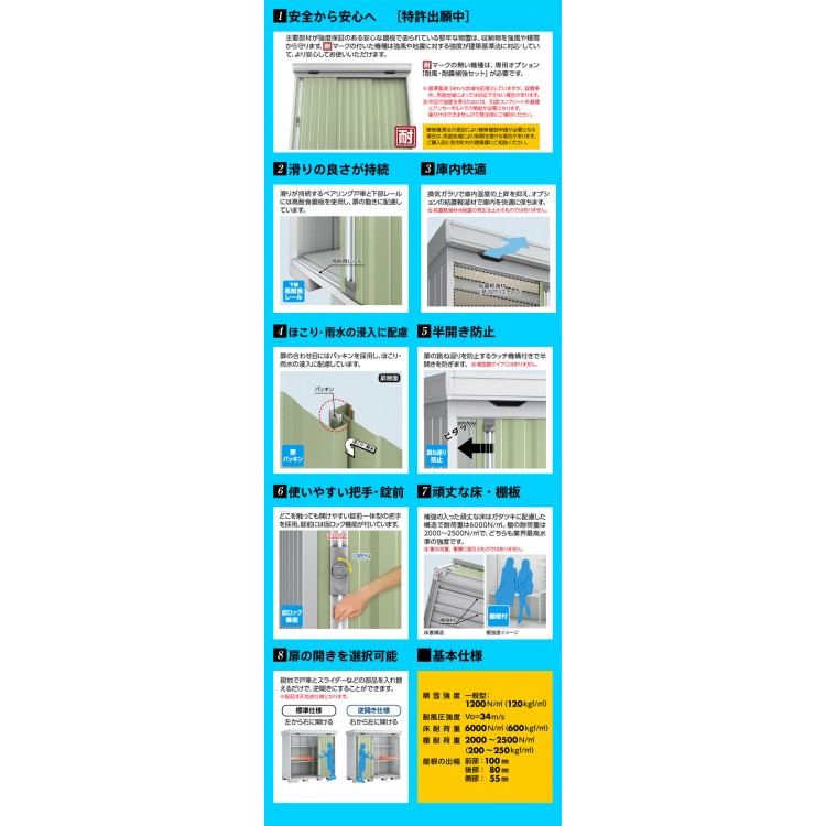 INABA FORTA STORAGE FS-1809S FULL SHED