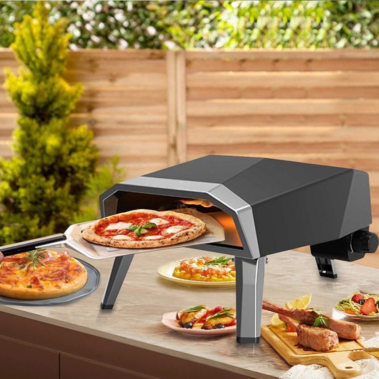 Master Grill Tasman12 Portable Gas-Powered Outdoor Pizza Oven